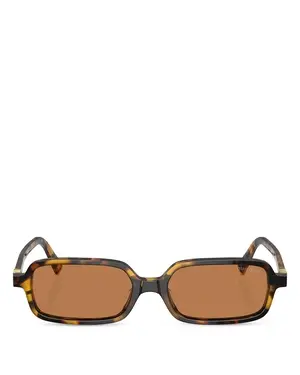 Miu Miu Rectangle Sunglasses, 51mm