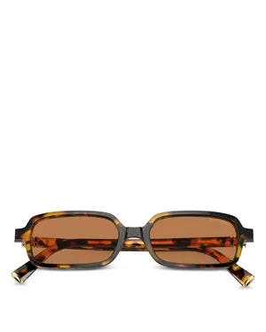 Miu Miu Rectangle Sunglasses, 51mm