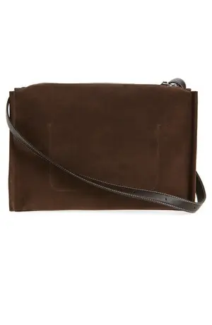 JW Anderson Loafer Suede Messenger Bag - Brown 600