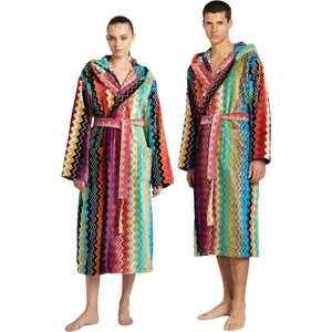 Missoni Giacomo Hooded Bathrobe - Green