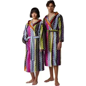 Missoni Giacomo Hooded Bathrobe - Orange