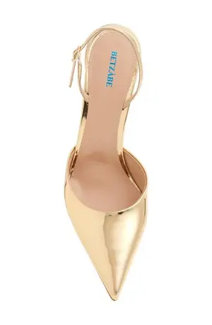 BETZÁBE Sofia Pointed Toe Slingback Pump