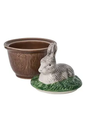 JULISKA Forest Walk Rabbit Covered Bowl