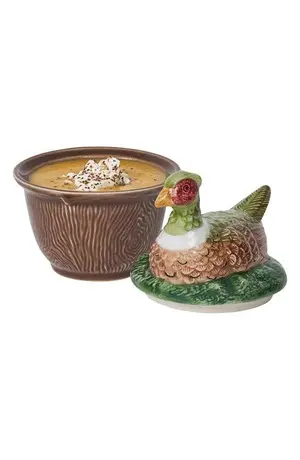 JULISKA Forest Walk Pheasant Covered Bowl