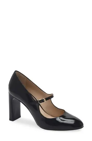 STUART WEITZMAN Babette Mary Jane 85 Pump - Black