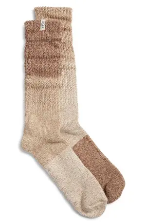 UGG Jakoby Slouchy Cotton Blend Crew Socks