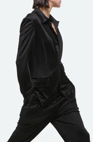 Helmut Lang Fluid Liquid Classic Blazer