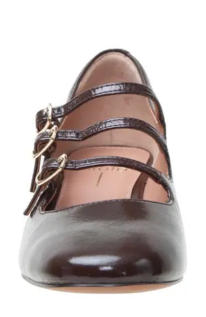 Linea Paolo Mariana Mary Jane Pump - Chocolate