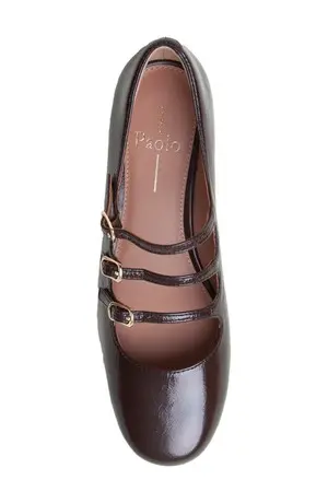Linea Paolo Mariana Mary Jane Pump - Chocolate