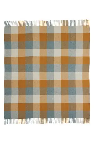 Pendleton Washable Wool Throw Blanket - Shale/copper