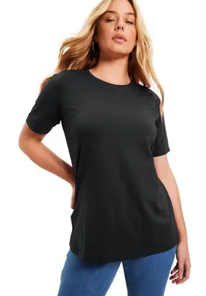 JUNE & VIE June + Vie Short Sleeve T-shirt - Black