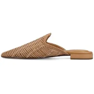 BIRDIES The Goldfinch Woven Slides - Toffee