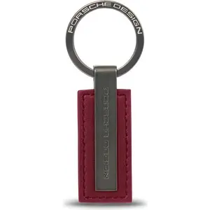 Porsche Design Key Ring Metal Bar - Carmine Red