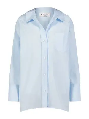 CALLAS MILANO Petra Cotton Poplin Oversized Shirt