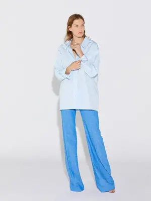 CALLAS MILANO Petra Cotton Poplin Oversized Shirt