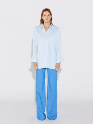 CALLAS MILANO Petra Cotton Poplin Oversized Shirt