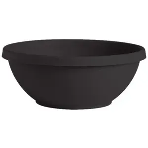 BLOEM Terra Plant Bowl Planter 14" - Black