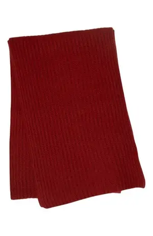 Gorski Cashmere Knit Scarf - Red
