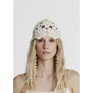 ALAS Vintage Crochet Cap - Cream