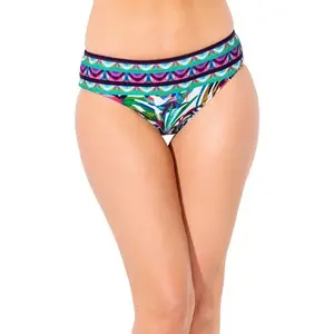 SWIMSUITS FOR ALL Swim Hipster Brief - Blue Tie-dye