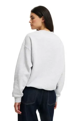COTTON ON Oversized Fleece Crewneck Sweatshirt
