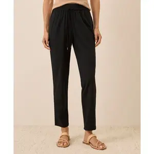 PACT Organic Cotton Twill Drawstring Pant - Black