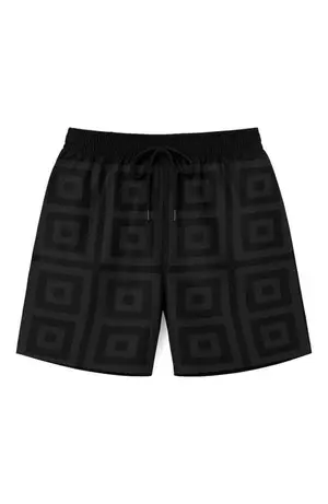 BLVCK Pattern Swim Short