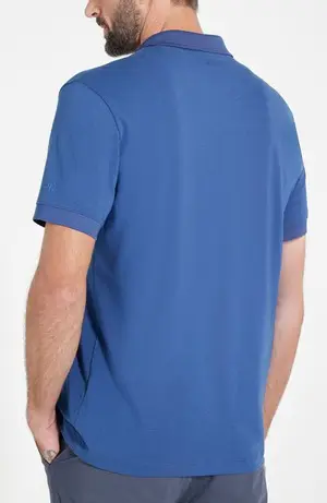 URBAN PERFORMANCE Pima Cotton Tech Polo With Uv Protection - Royal Blue