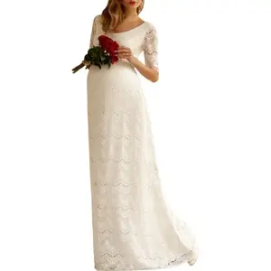 TIFFANY ROSE MATERNITY Verona Gown - Bright Ivory