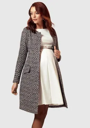 TIFFANY ROSE MATERNITY Verity Boucle Maternity Coat