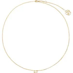 Burberry Charm Fine Chain Necklace - Gold