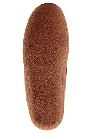KINGSIZE Fur-lined Clog Slippers - Chestnut