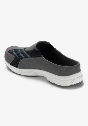 KINGSIZE Slip-on Water-ready Athletic Slides - Brown