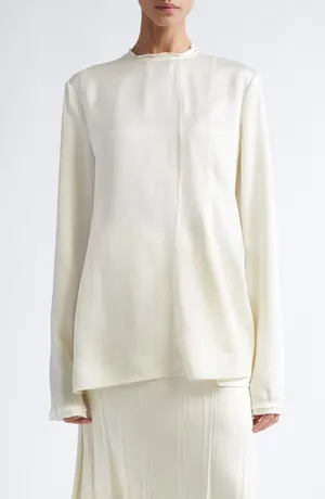 Jil Sander Off The Shoulder Blouses