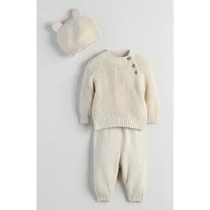 Nordstrom Knit Set Beige Oatmeal Heather