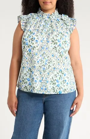 SUGARLIPS Hilo Floral Print Top