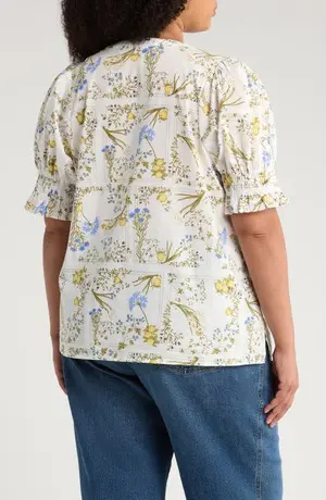 SUGARLIPS Cecily Merryn Floral Cotton Top