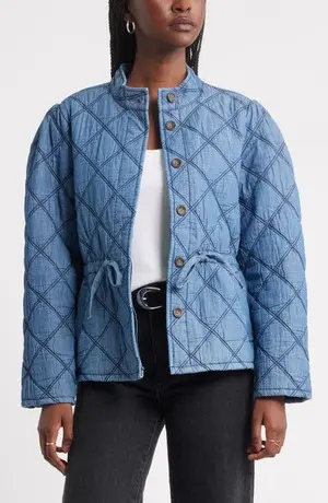 Treasure & Bond Quilted Cotton Jacket