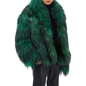 Gorski Collared Goat Jacket - Green