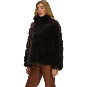 Gorski Genuine Shearling Jacket - Brown