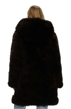 Gorski Genuine Shearling Diagonal Parka