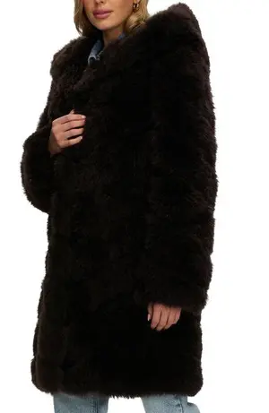 Gorski Shearling Diagonal Parka