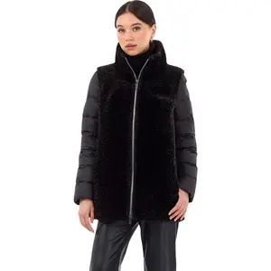 Gorski Shearling Jacket With Detachable Sleeves
