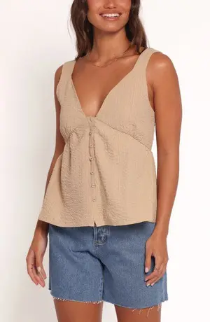Petal & Pup Textured Camis Tanks For Women