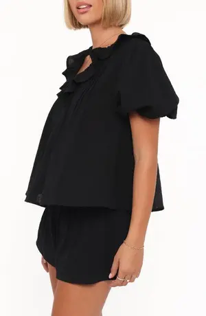 PETAL & PUP Cotton Gauze Shirt & Shorts Set
