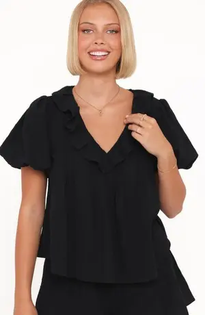 PETAL & PUP Cotton Gauze Shirt & Shorts Set