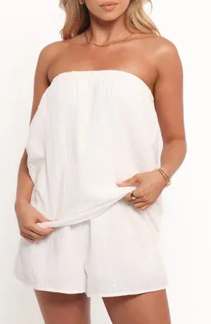 PETAL & PUP Alicent Strapless Romper