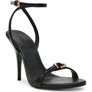 Ankle Strap Black Sandals For Women
