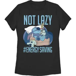 LILO & STITCH Not Lazy - Black