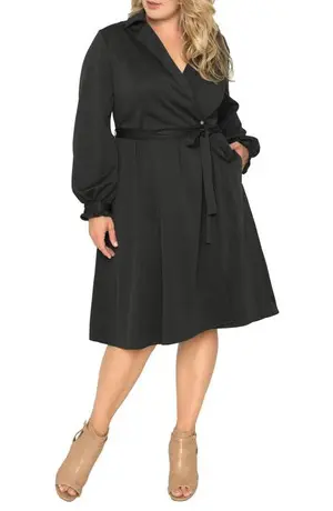Standards & Practices Long Sleeve Day Dresses